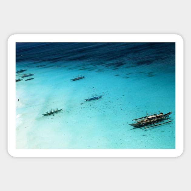 White Beach, Boracay - Beach Gift Ideas - Sticker | TeePublic