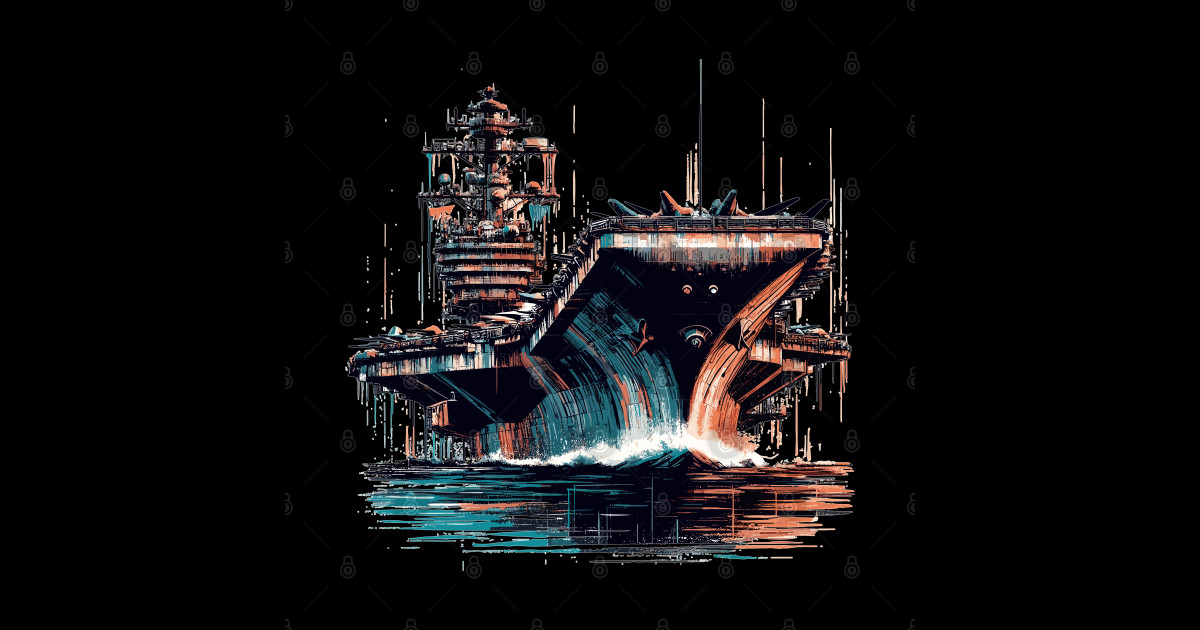 Aircraft Carrier - Aircraft Carrier - Sticker | TeePublic