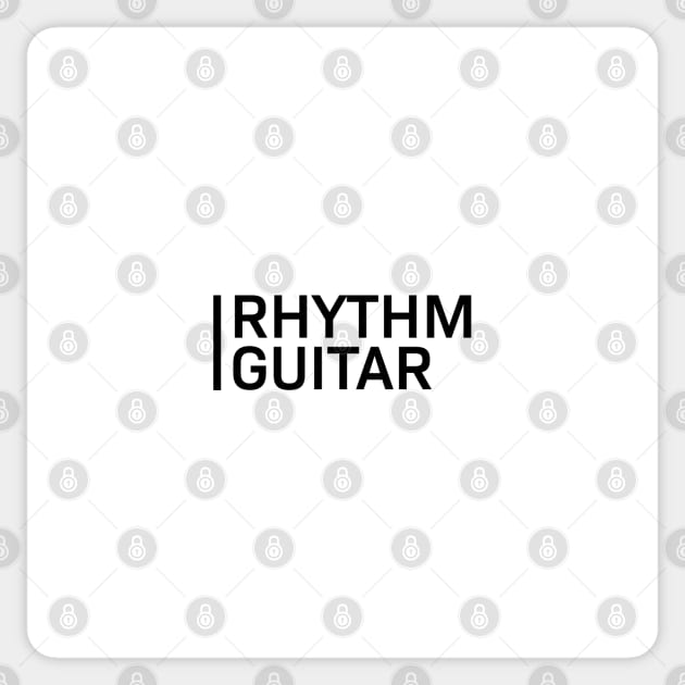Rhythm Guitar Light Theme - Rhythm Guitar - Sticker | TeePublic