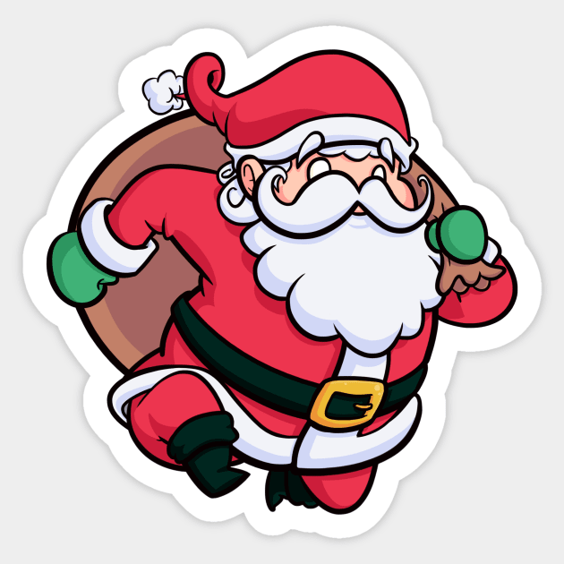 YOU BETTER WATCH OUT - Santa Claus - Sticker | TeePublic