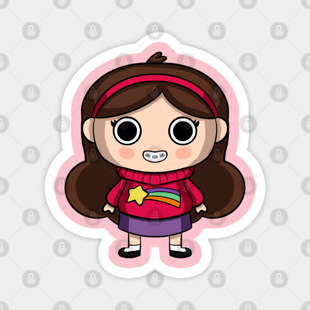 Mabel Chibi - Gravity Falls - Magnet | TeePublic