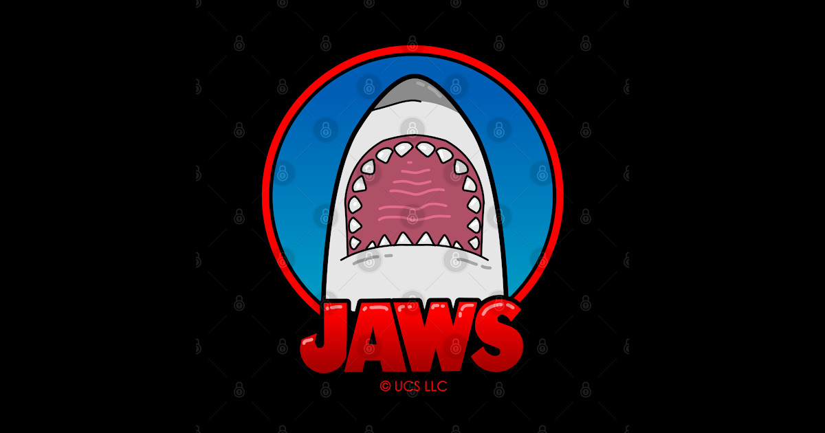 jaws, cute, kawaii, chibi - Jaws - Posters and Art Prints | TeePublic