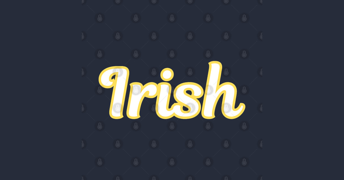 Irish Script - Notre Dame Fighting Irish - T-Shirt | TeePublic