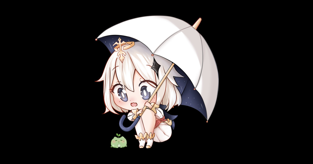 genshin inpact paimon - Paimon - Sticker | TeePublic