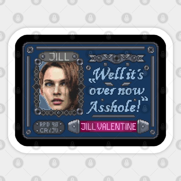 Resident Evil Death Island Pixel Art - Resident Evil - Sticker | TeePublic