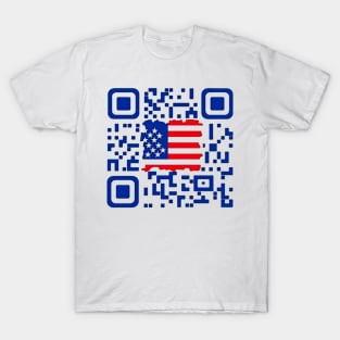 Scan My Qr Code Dancing Trump Qr T-Shirts for Sale | TeePublic
