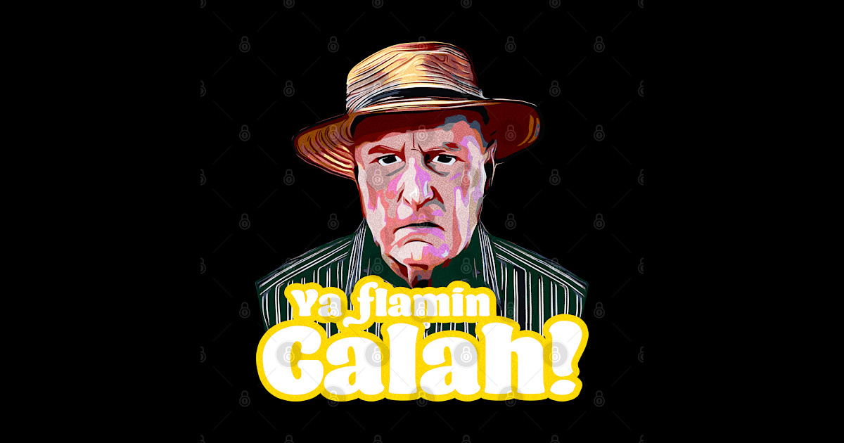 Ya Flamin Galah | Alf Stewart - Home And Away - Sticker | TeePublic