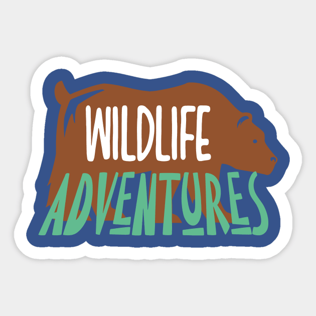 wildlife adventures - Wildlife Adventures Merch - Sticker | TeePublic