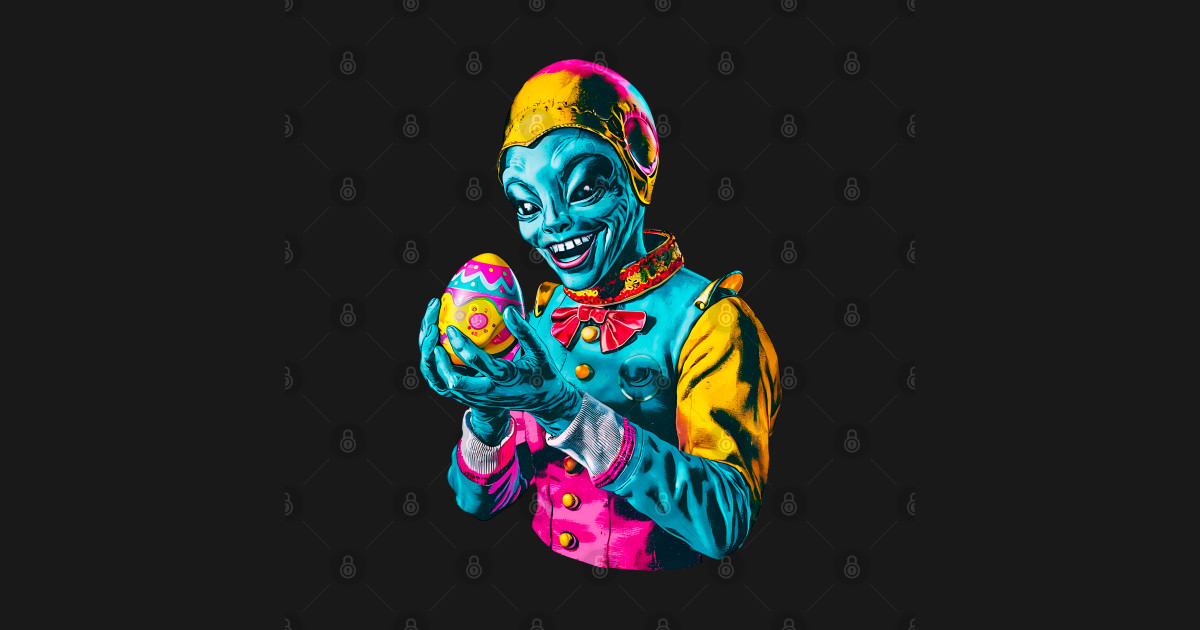 Alien Celebrating Easter - Easter - T-Shirt | TeePublic