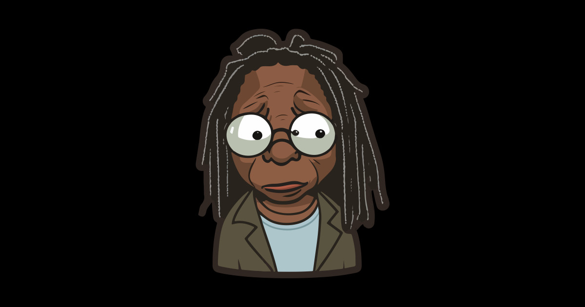 Whoopi Goldberg Cartoon. - Whoopi Goldberg - Magnet | TeePublic