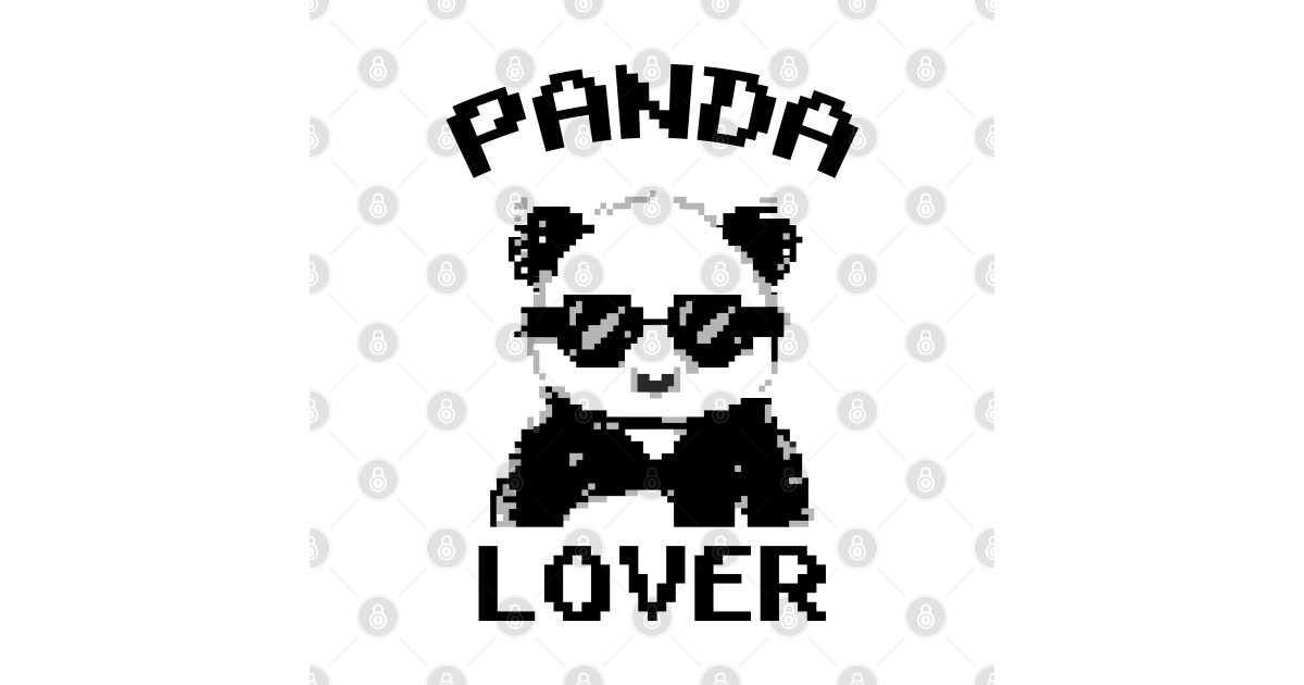 Panda Pixel Art Panda T Shirt Teepublic