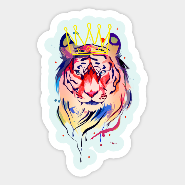 Royal Tigers - Royal - Sticker | TeePublic