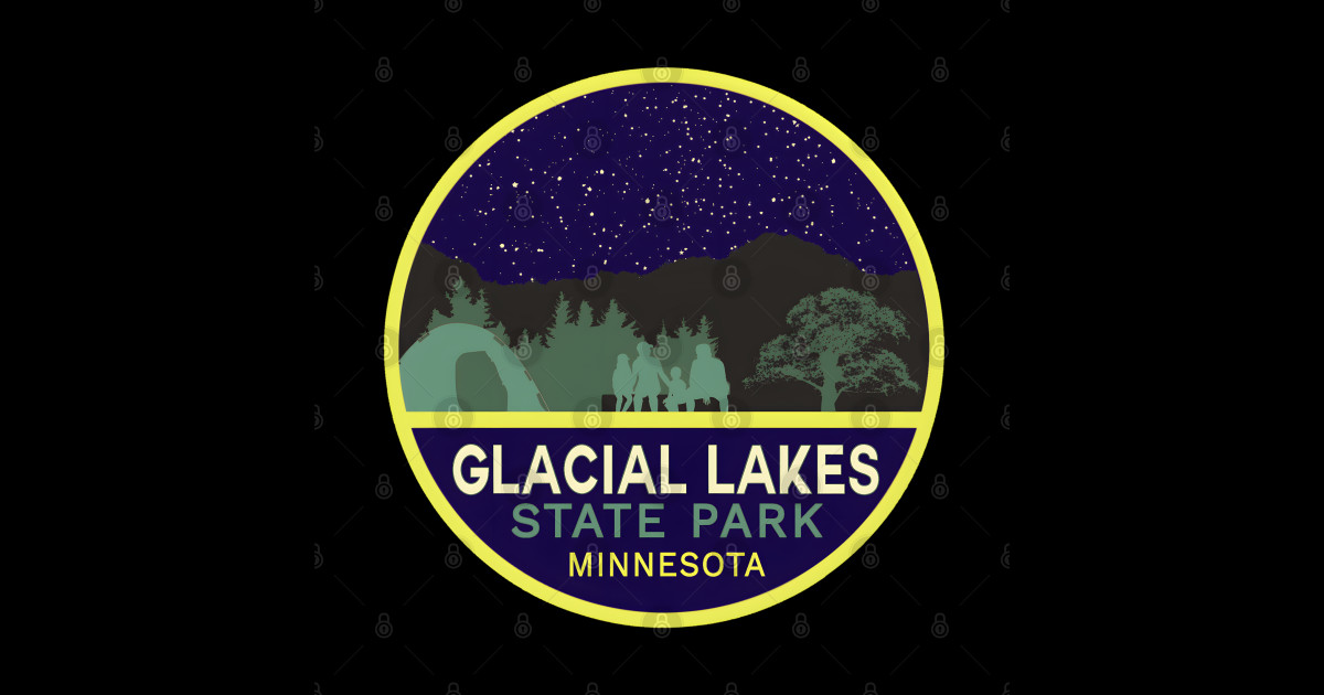 Glacial Lakes State Park Night Sky - Glacial Lakes - Posters and Art Prints | TeePublic