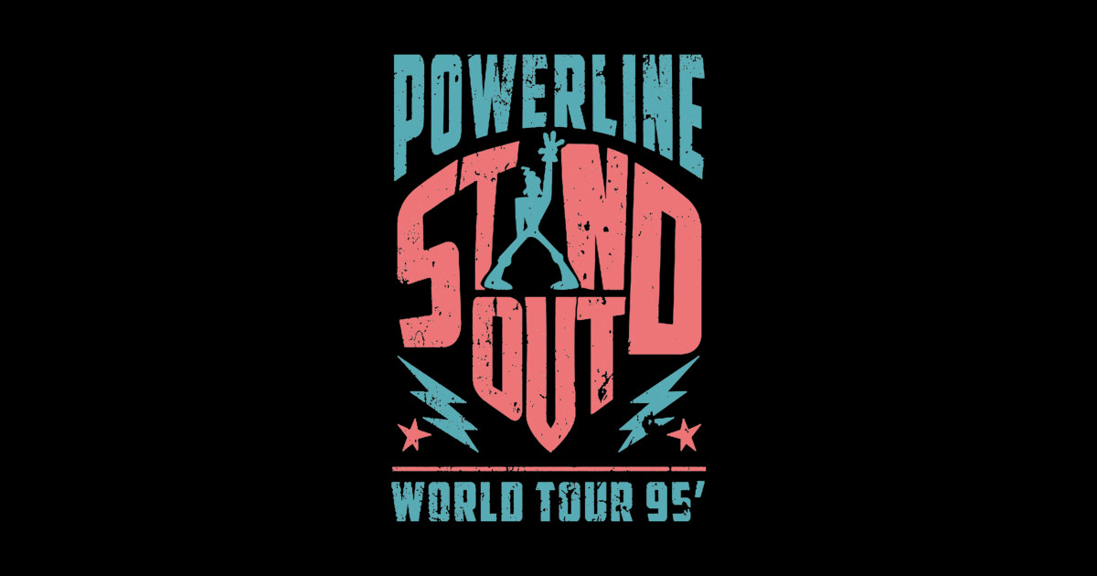 Powerline - Stand Out - World Tour 95' - Vintage BluePink - Powerline ...