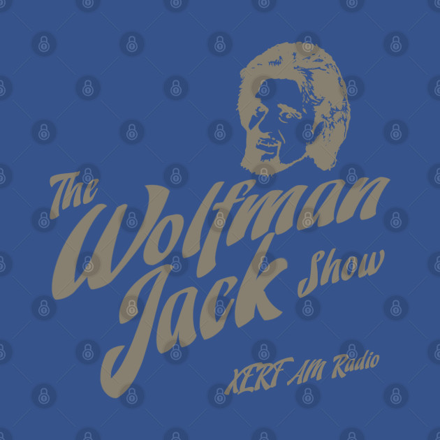 The Wolfman Jack Show Vintage Style - Wolfman Jack Show - T-Shirt