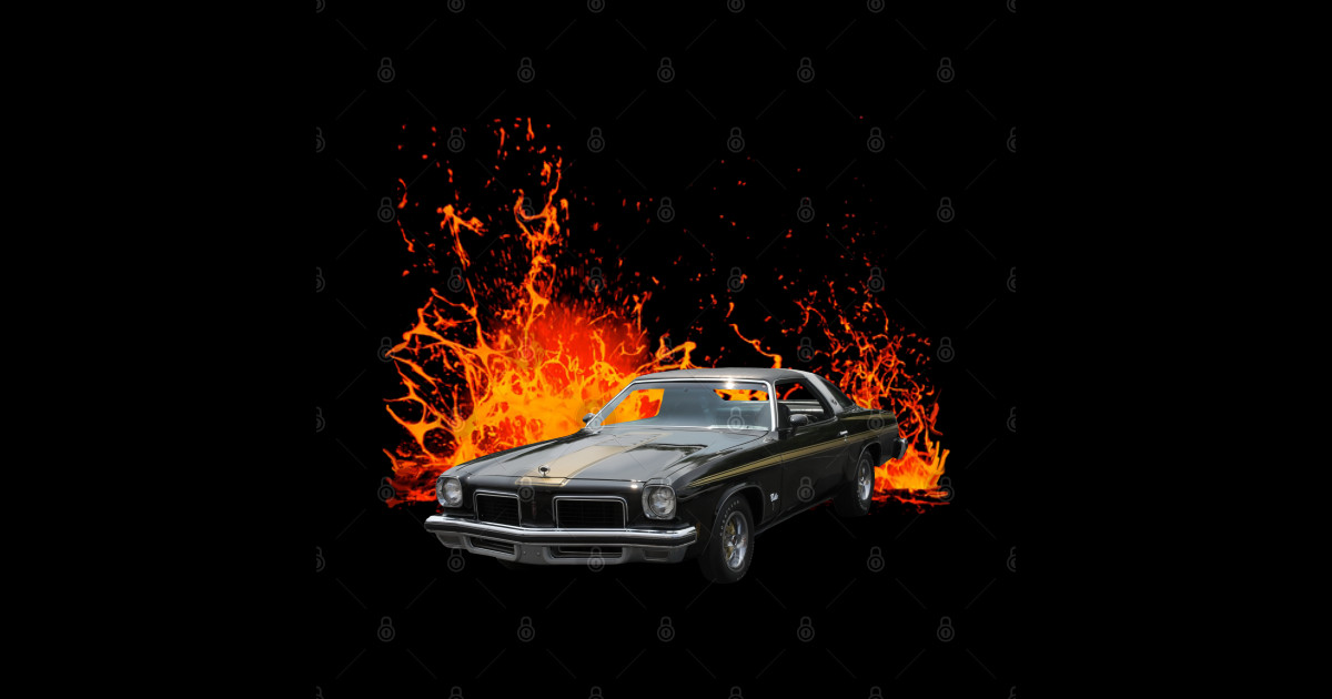 1974 Hurst Olds 442 in our lava series - Hurst Olds - Sticker | TeePublic