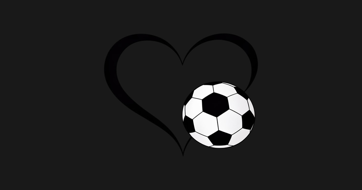 Soccer Ball Heart - Soccer Ball Heart - T-Shirt | TeePublic