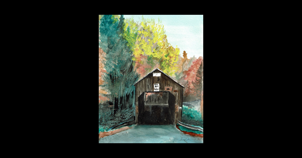 Smyth Covered Bridge - Smyth Covered Bridge - Sticker | TeePublic
