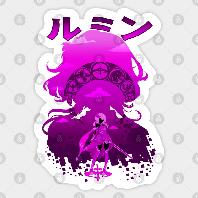 GENSHIN IMPACT LUMINE - Genshin Impact - Sticker | TeePublic