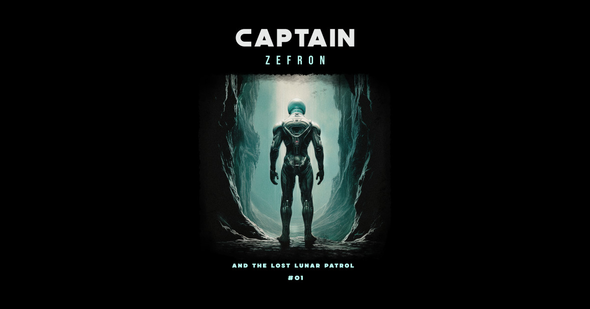 Captain Zefron & the Lost Lunar Patrol Series T-Shirt - Aliens ...