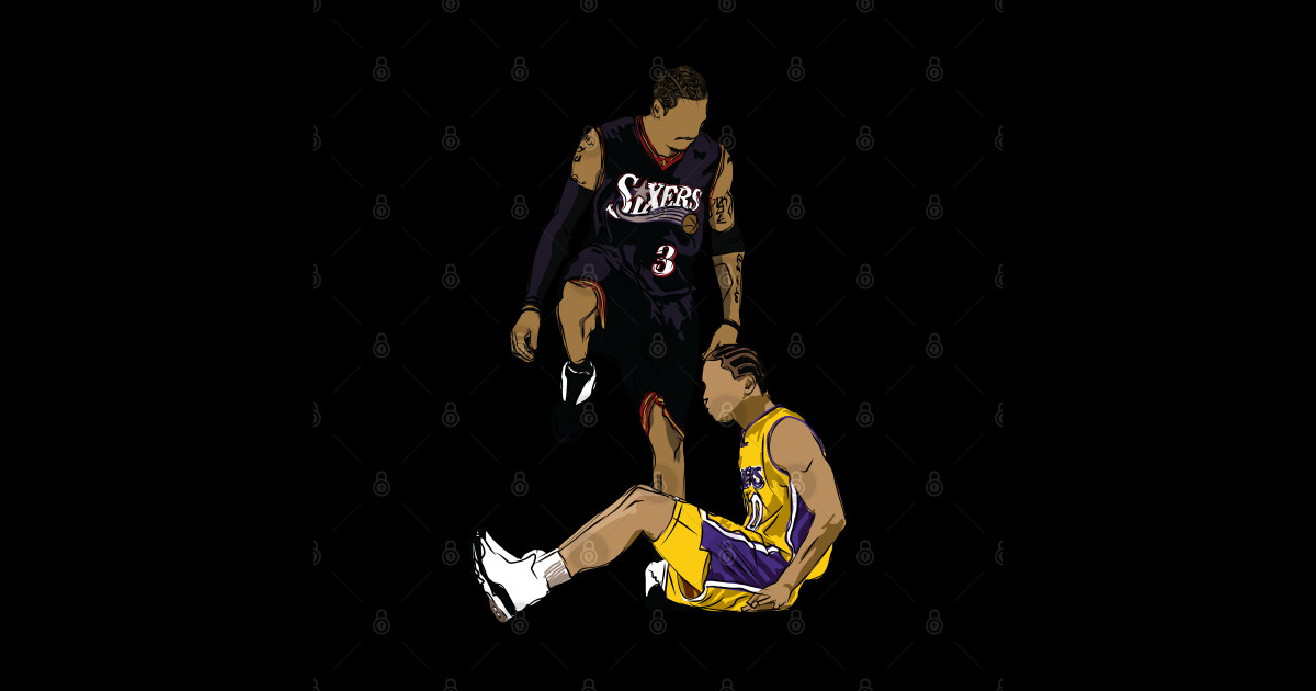 Allen Iverson Step Over Sketch - Allen Iverson - Magnet | TeePublic