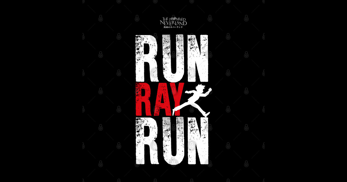 THE PROMISED NEVERLAND: RUN RAY RUN - The Promised Neverland - Sticker ...