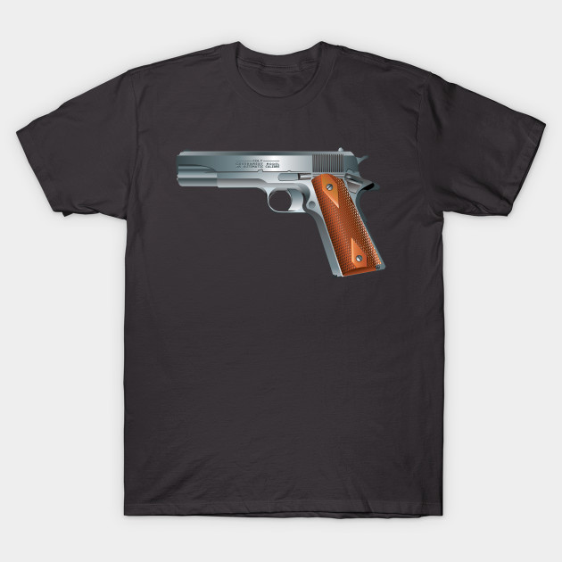 Colt 45 - Handgun - T-Shirt | TeePublic