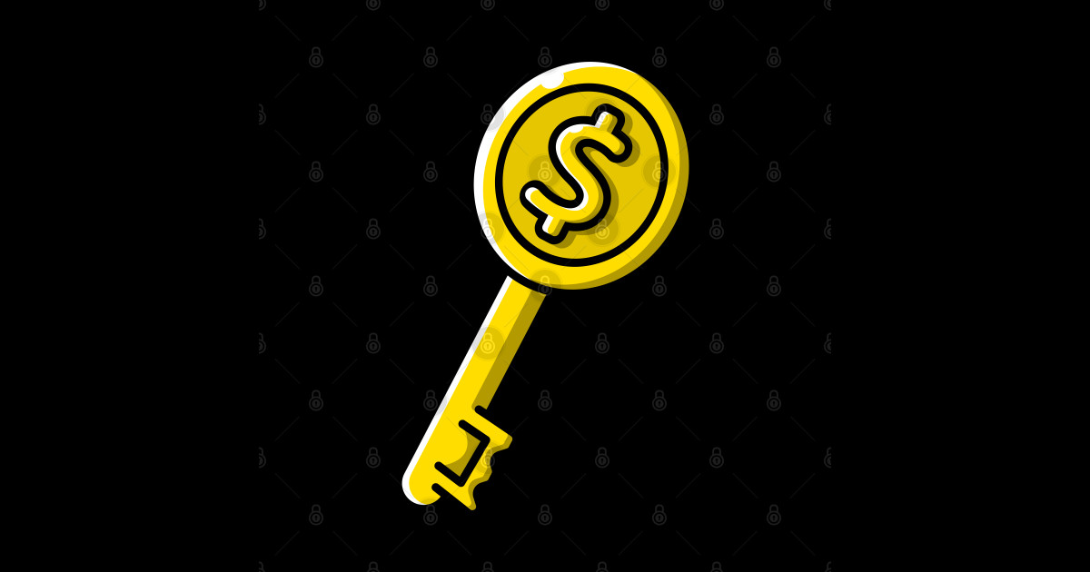 MONEY KEY - Money - Sticker | TeePublic
