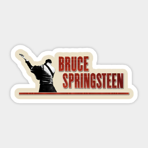 Bruce Vintage Springsteen - Bruce Springsteen - Sticker | TeePublic
