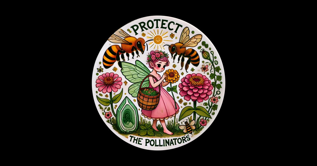 Protect the Pollinators - Protect The Pollinators - Sticker | TeePublic