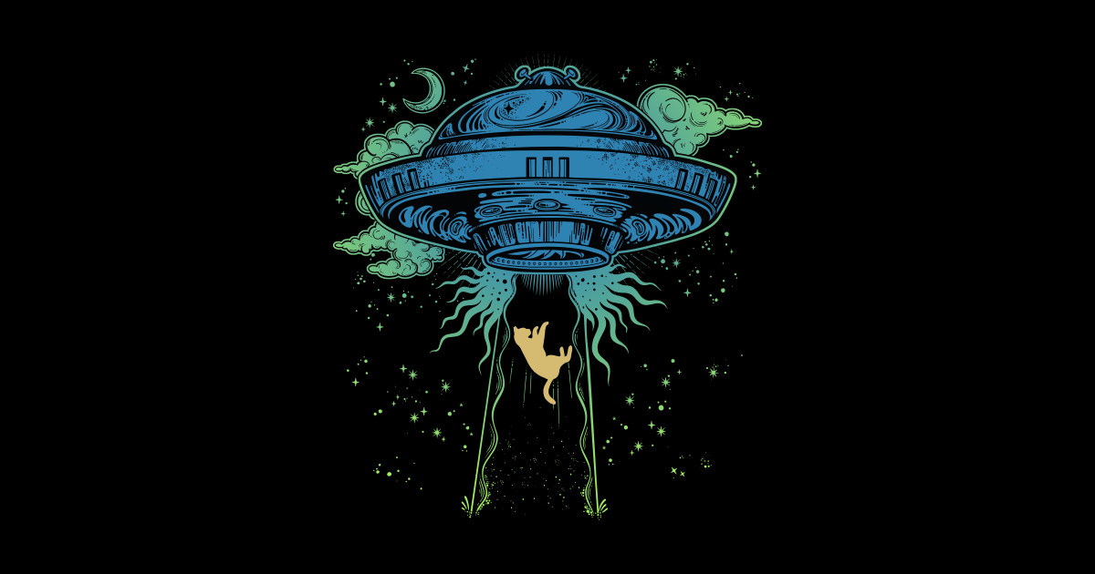 UFO Cat - Ufo - Posters and Art Prints | TeePublic