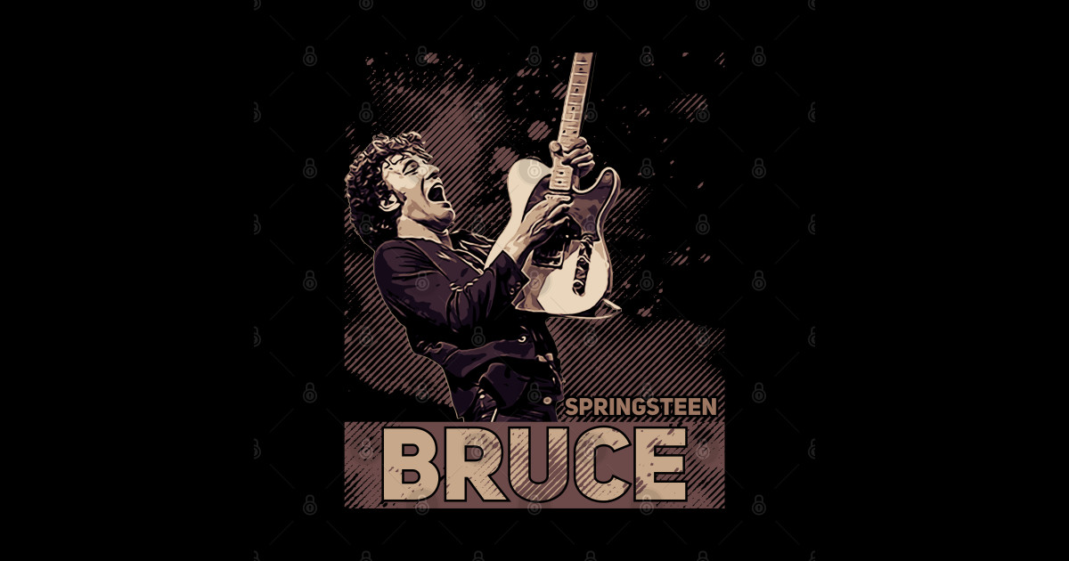 Bruce springsteen - Bruce Springsteen The Boss - Sticker | TeePublic