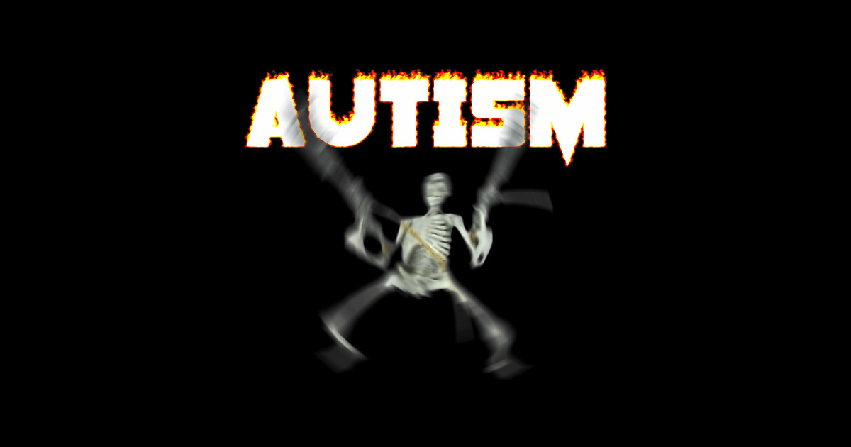 Autism Skeleton - Autism Skeleton - Sticker | TeePublic