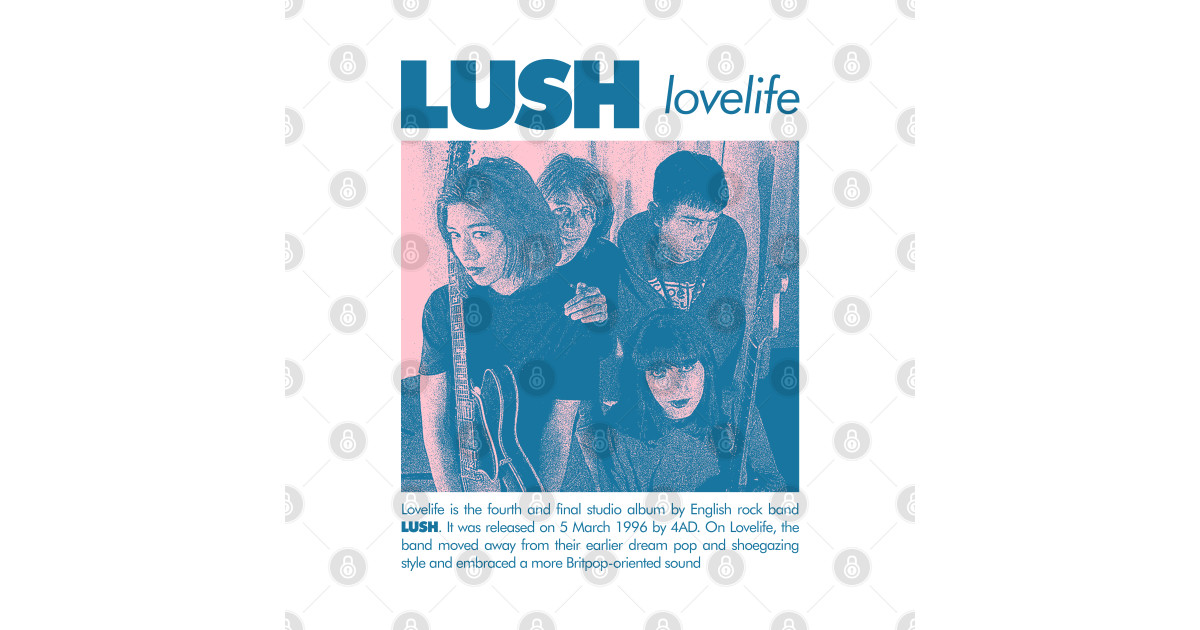 Lush - 90s fanmade - Lush Band - T-Shirt | TeePublic