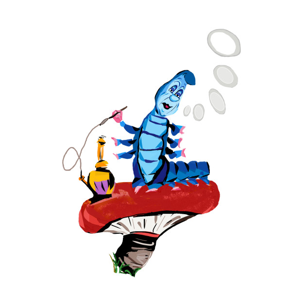 Classic Absolem Smoking Caterpillar Alice in Wonderland - Alice In ...