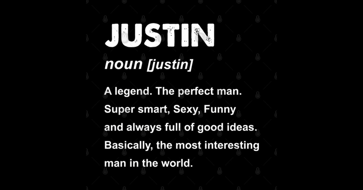 Justin - Custom Name Brand - Sticker | TeePublic