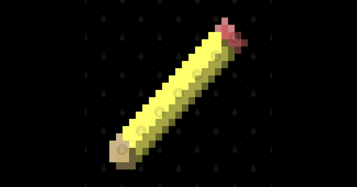 Pencil Pixel art - Pencil Art - Sticker | TeePublic