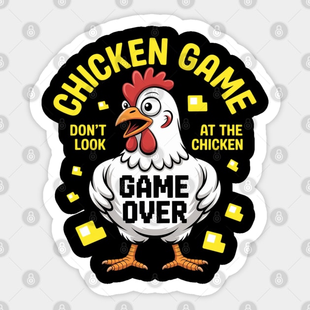 Chicken Game Don't Look at the Chicken Meme Gag - Chicken Game Dont ...
