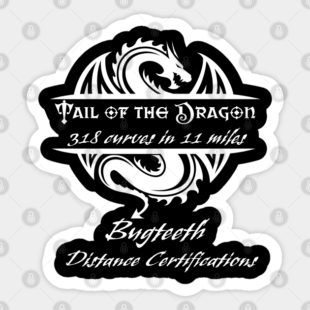 Tail of the Dragon - Dragon - Sticker | TeePublic