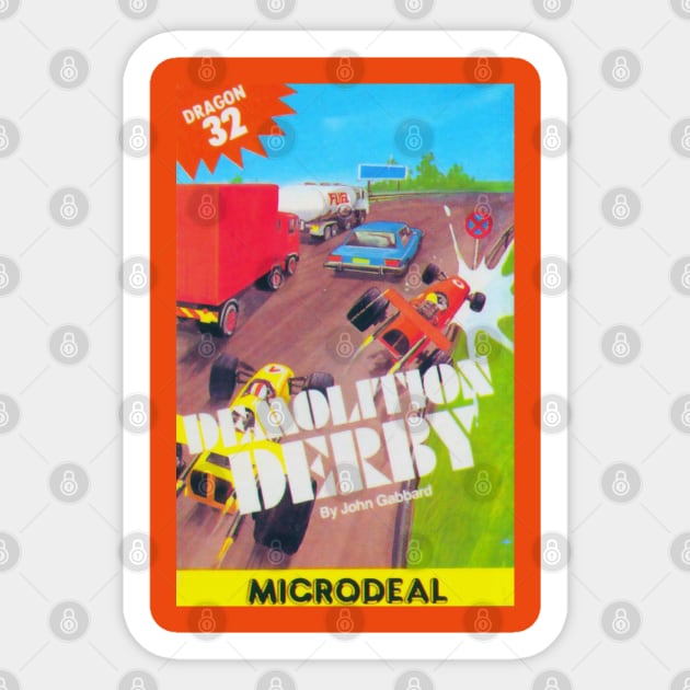 Demolition Derby - Cover Art - Demolition Derby - Sticker | TeePublic
