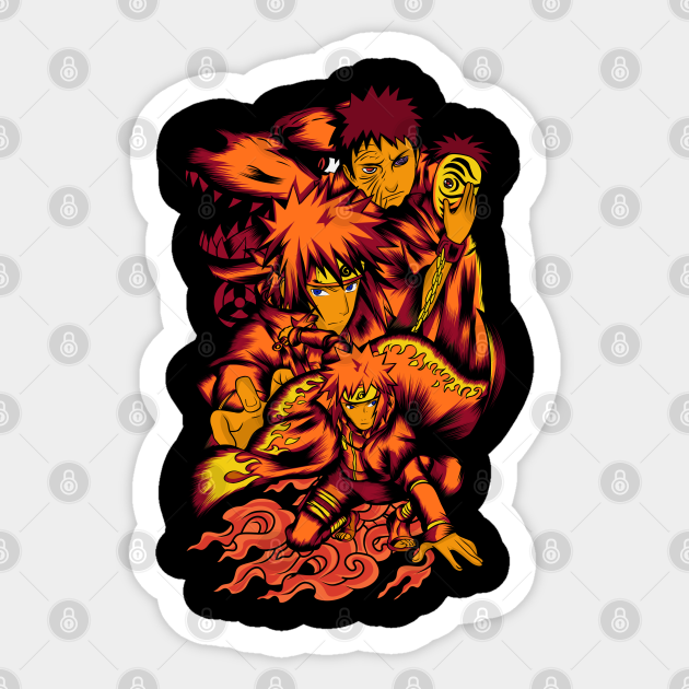 Minato obito - Naruto - Sticker | TeePublic