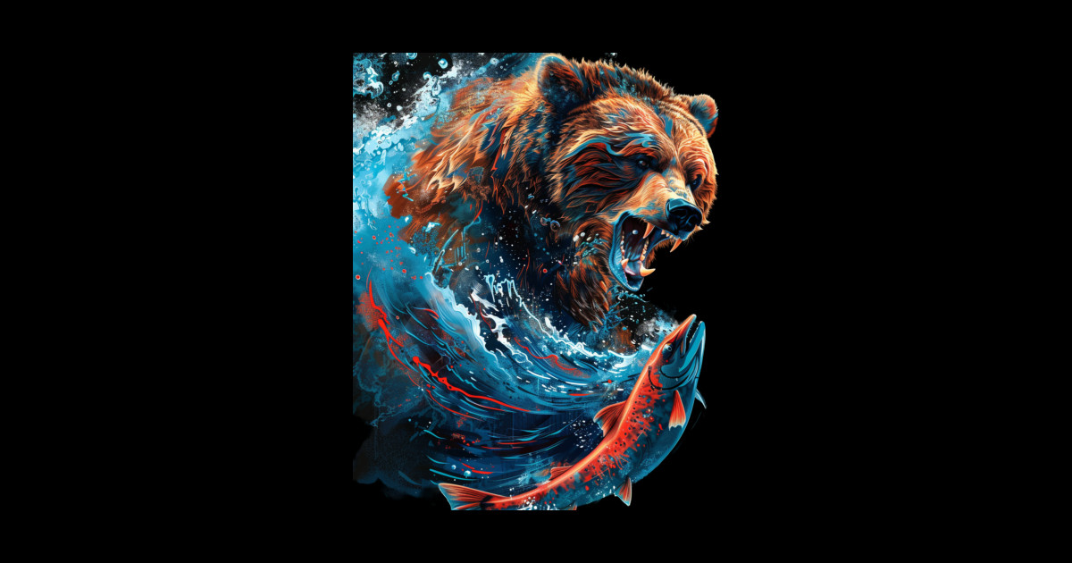 Grizzly Bear Migration - Bears - Sticker | TeePublic