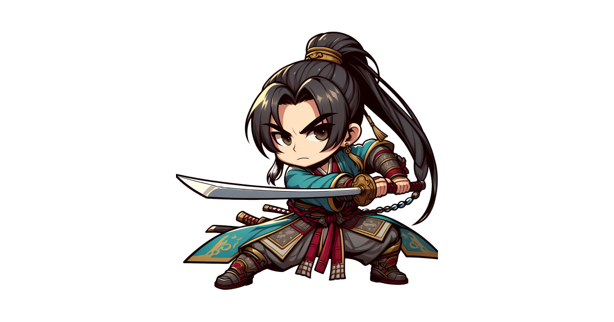 Chibi dinasty warior samurai - Dynasty Warriors - T-Shirt | TeePublic