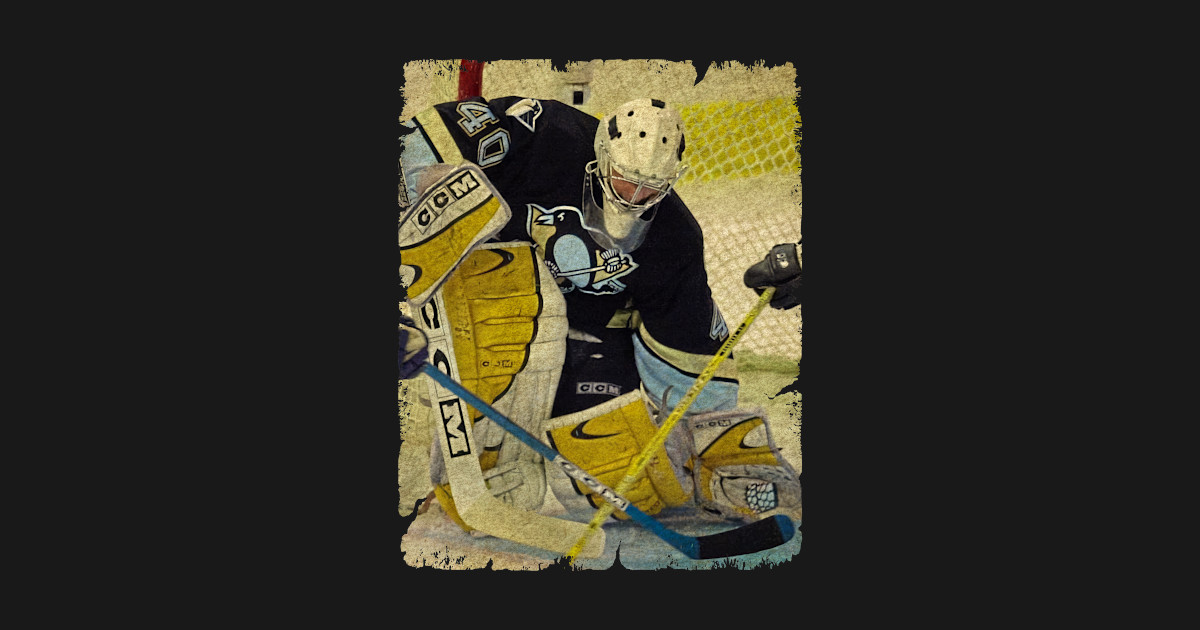 Andy Chiodo, 2003 in Pittsburgh Penguins (3.46 GAA) - Hockey - T-Shirt ...