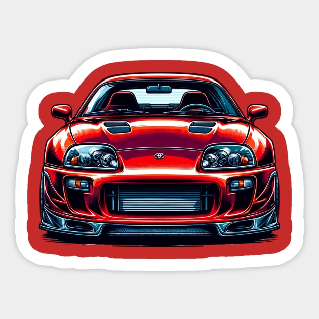 Toyota Supra MK4 - Toyota Supra - Sticker | TeePublic