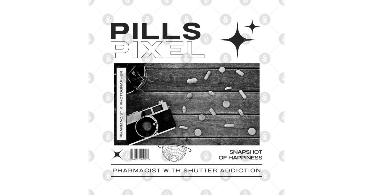 PILLS & PIXEL 09 - Photography - T-Shirt | TeePublic