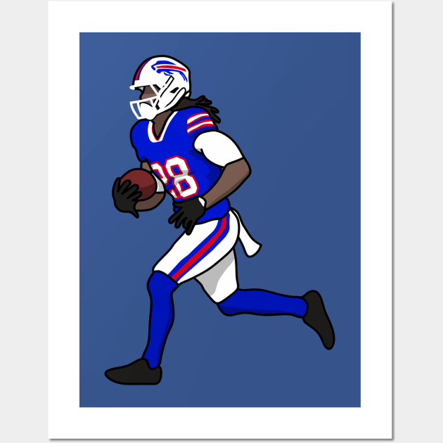 james the running back - James Cook - Posters and Art Prints | TeePublic