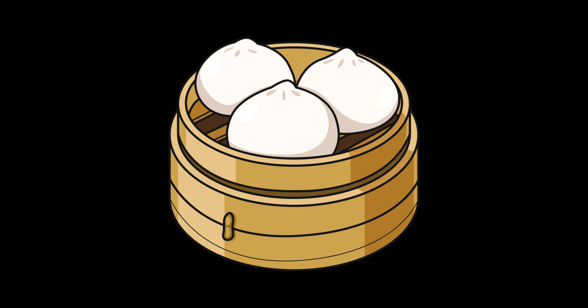 Dim sum cartoon illustration - Dim Sum Cartoon Illustration - Sticker ...