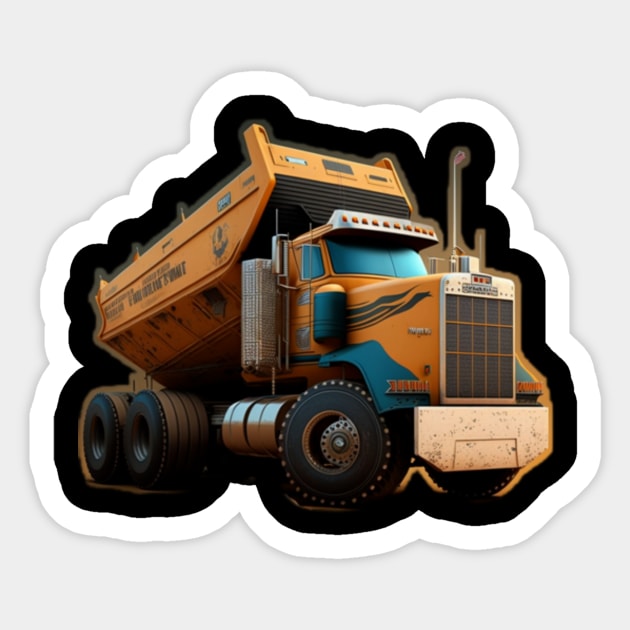Dump Truck Operator - Dump Truck - Sticker | TeePublic