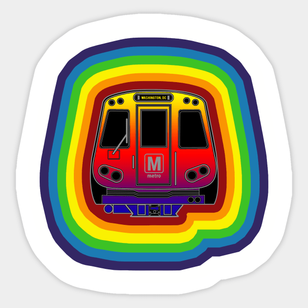 DC Metro POP - Metro - Sticker | TeePublic